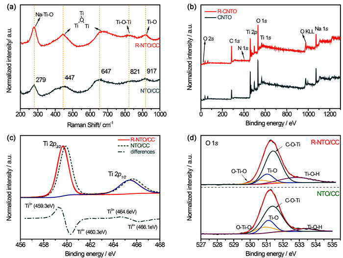 碳布负载的缺氧型Na2Ti3O7纳米带阵列作为高性能柔性钠离子电池负极材料