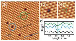单原子分散的Au/Cu(111)表面合金的表面结构与吸附性质