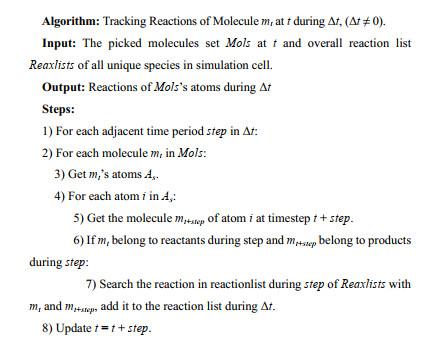 ReaxFF MD局部区域反应追踪与物理性质可视化分析