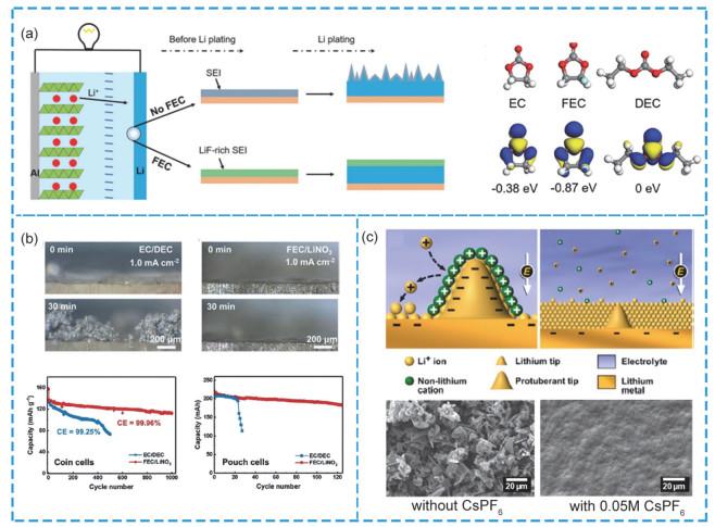 锂金属负极的挑战与改善策略研究进展