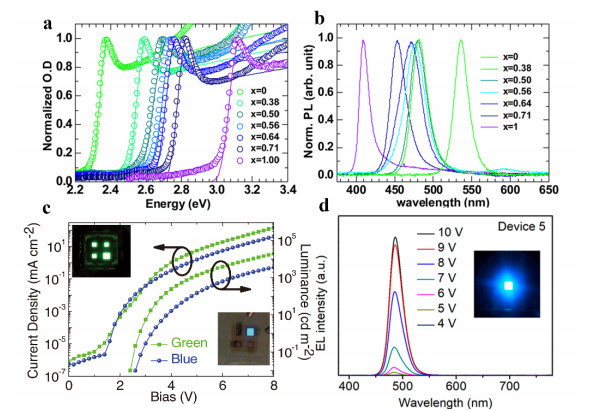 蓝光钙钛矿发光二极管：机遇与挑战