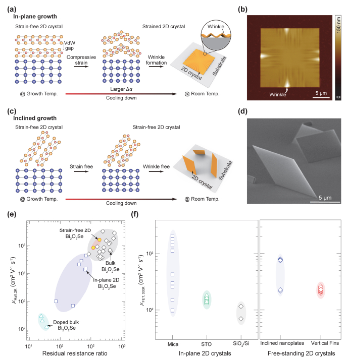 高迁移率二维半导体Bi 2 O 2 Se的化学气相沉积生长：可控生长及材料质量