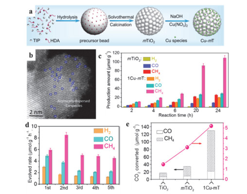 基于单原子催化剂的二氧化碳选择性转化