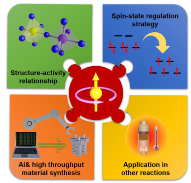 Function of Electron Spin Effect in Electrocatalysts