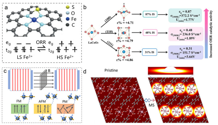Function of Electron Spin Effect in Electrocatalysts