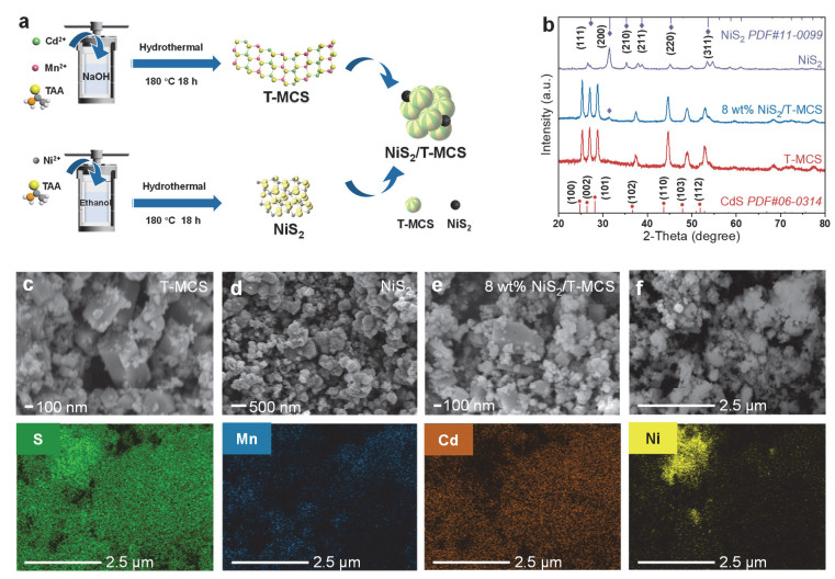 Na 2 S/Na 2 SO 3 溶液促进NiS 2 /Mn 0.5 Cd 0.5 S肖特基/S型孪晶同质结光催化转化H 2 S