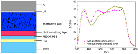 Spectrum Response Enhancement of Organic Solar Cell Using a Poly(3 ...