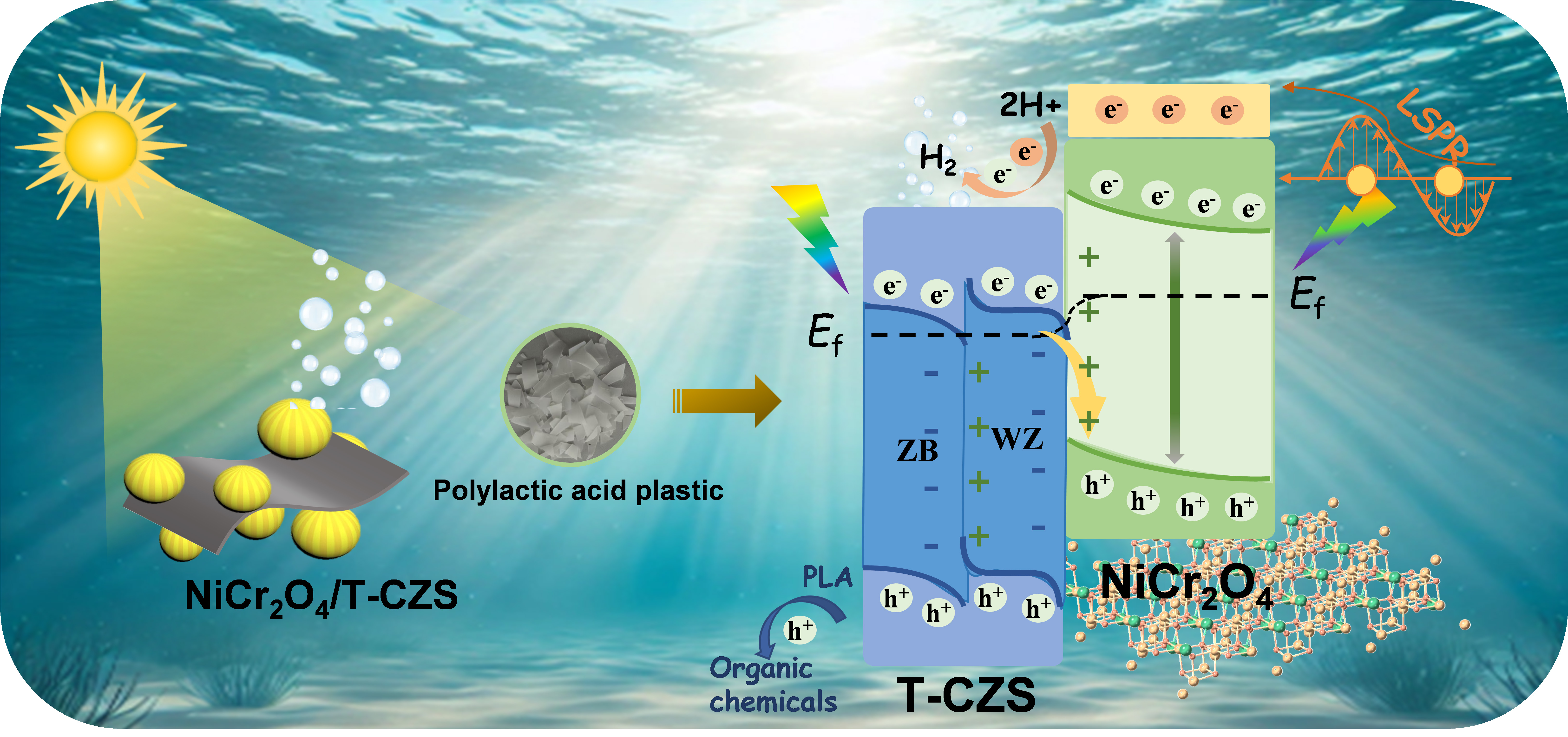 Waste plastics promoted photocatalytic H 2 evolution over S-scheme NiCr 2 O 4 /twinned-Cd 0.5 Zn ...
